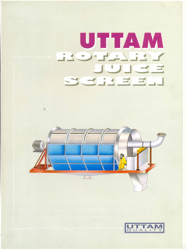 Bro9 Rotary Juice Screen | PDF