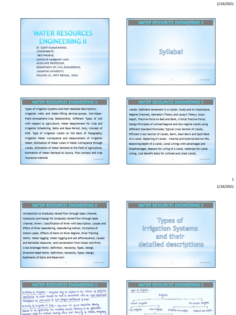 Wre Ii | PDF | Soil | Irrigation