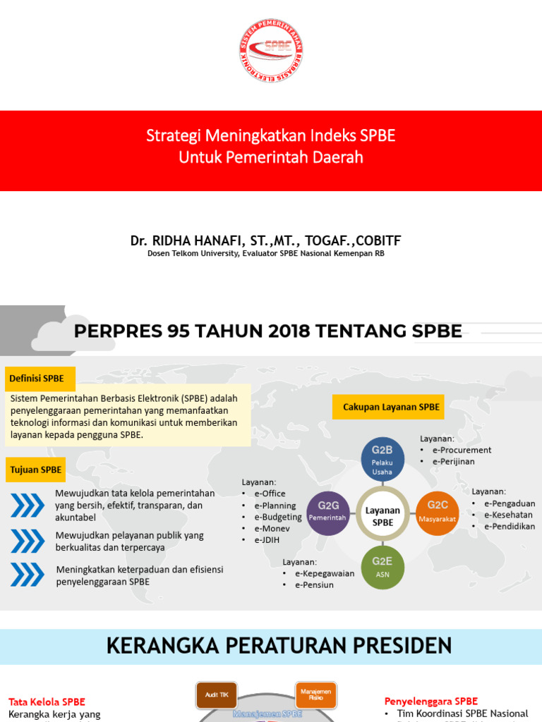 Strategi Meningkatkan Indeks SPBE Untuk Pemda-Pages | PDF | Bisnis