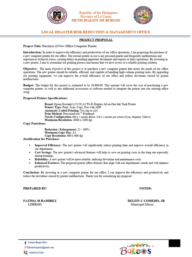 Proposal Printer | Download Free PDF | Printer (Computing) | Image Scanner