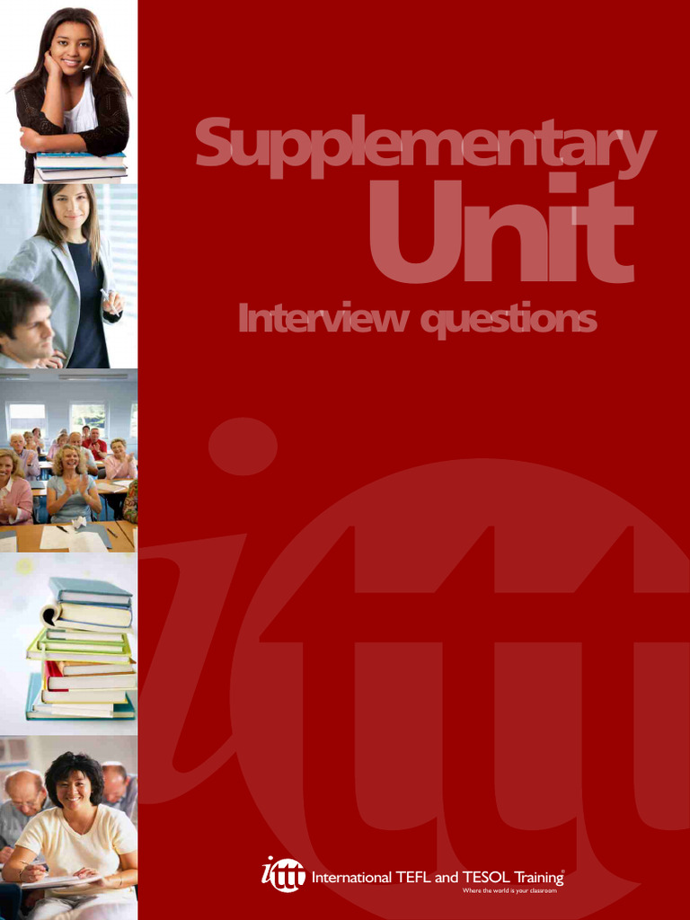 TEFL Interview Questions | PDF | Cognitive Science | Cognition