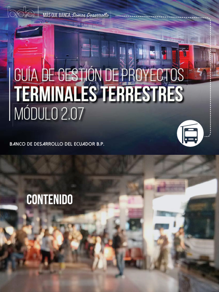 GUIA_GESTION_DE_PROYECTOS_TERMINAL_TERRESTRE_BDE | PDF | Evaluación de impacto ambiental | ruido