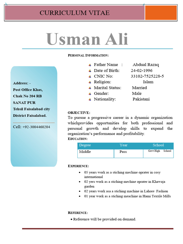 Usman Ali | PDF