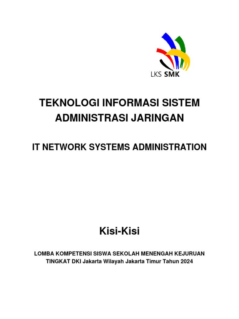Kisi-Kisi IT Network System Administrator - DKI-Jaktim2-2024 | Download Free PDF | Computer ...