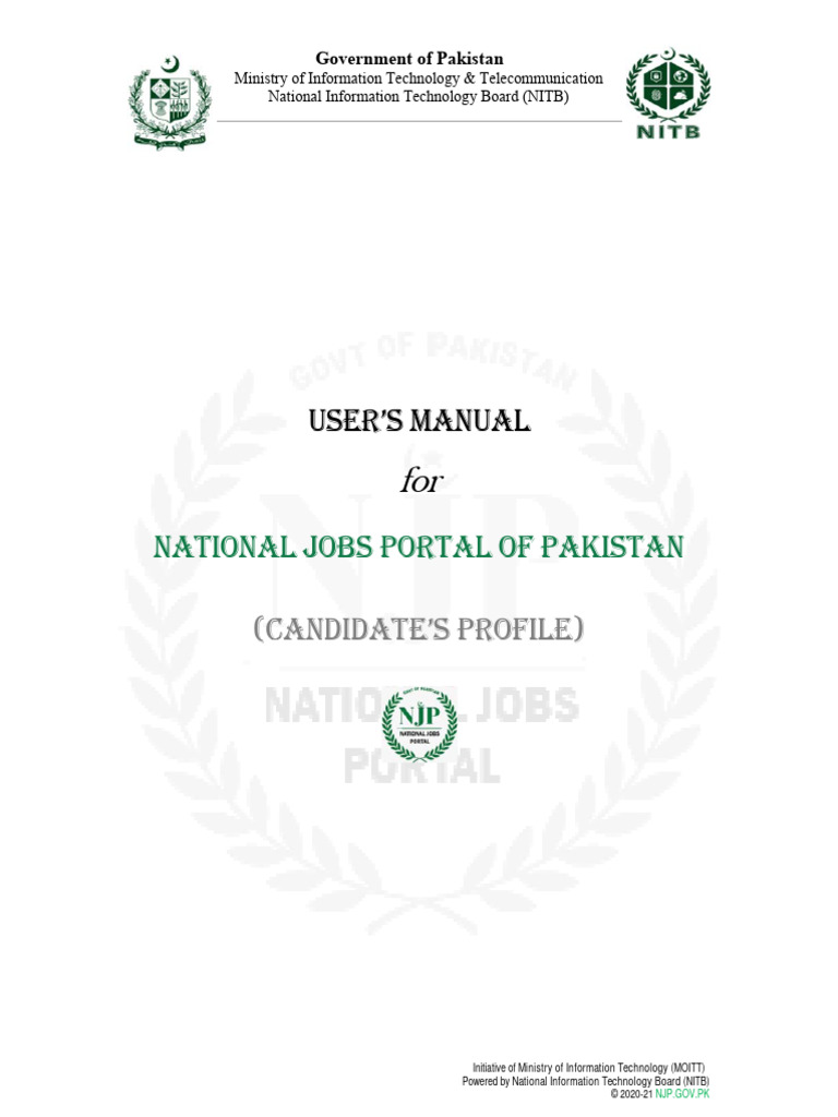 NJP Candidate Manual V 1 1 1 | PDF | Software | Cyberspace