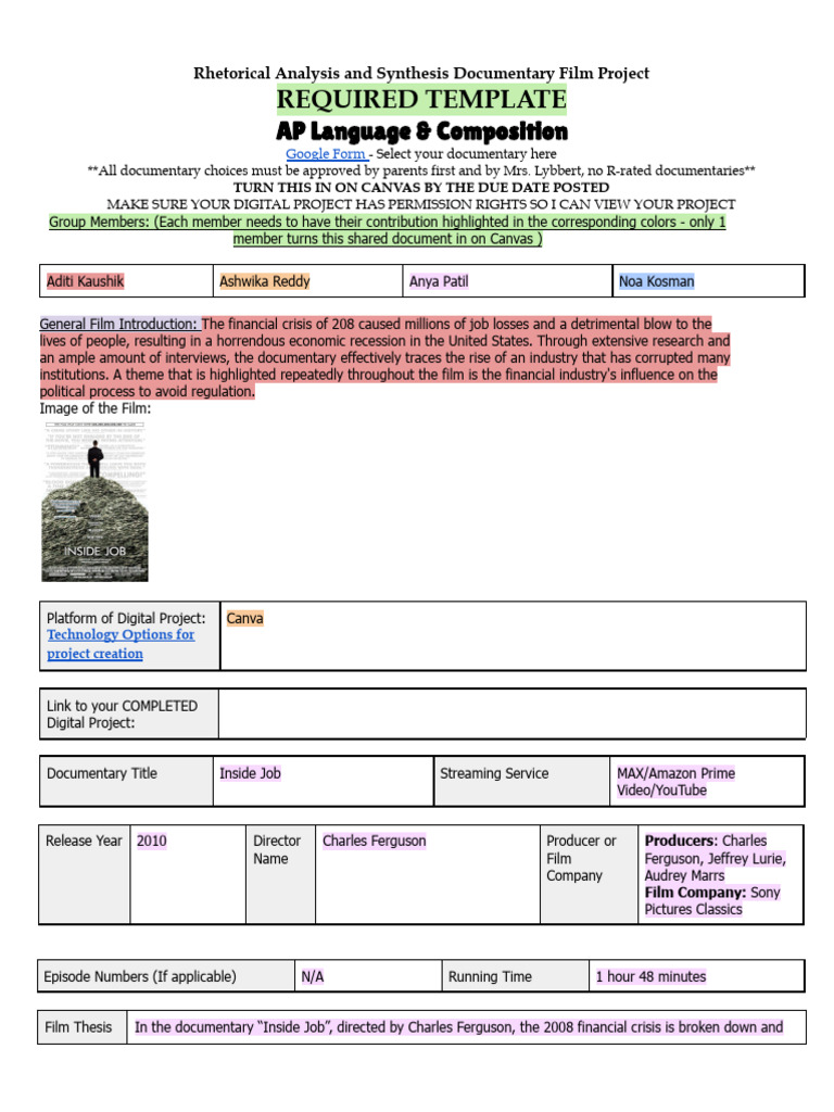 Inside Job: 2008 Financial Crisis Analysis | PDF | Goldman Sachs ...