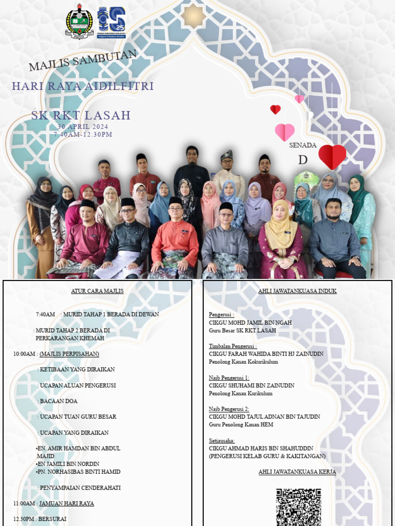 Sambutan Raya 2024 SK RKT Lasah | PDF
