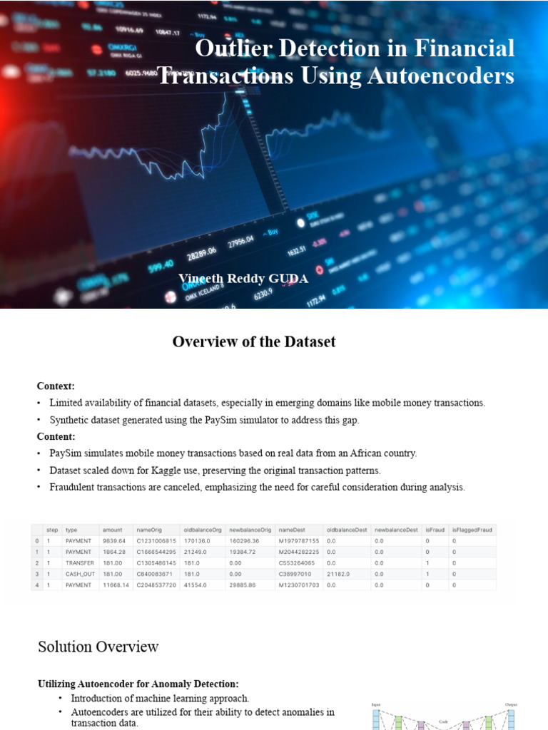 Machine Learning Outlier Detection by Using Autoencoders | PDF | Machine Learning ...