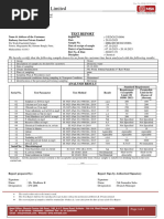 Drinking Water Test Report | PDF | Bacteria | Chemical Compounds