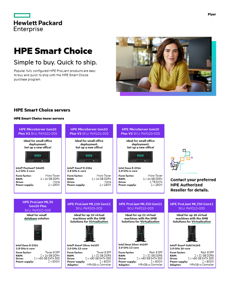 HPE Smart Choice A50010146enw | PDF | Solid State Drive | Computer Science