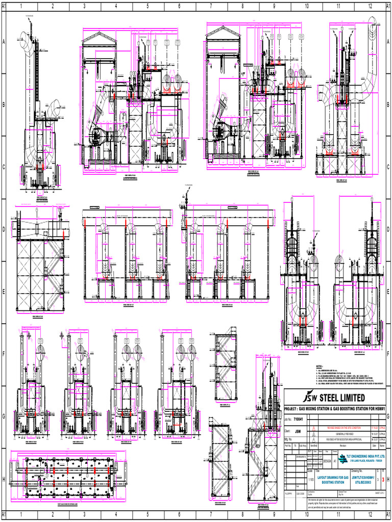 REV. 3_LAYOUT FOR GBS_JSW HSM 1_SHEET 3 OF 3 | PDF