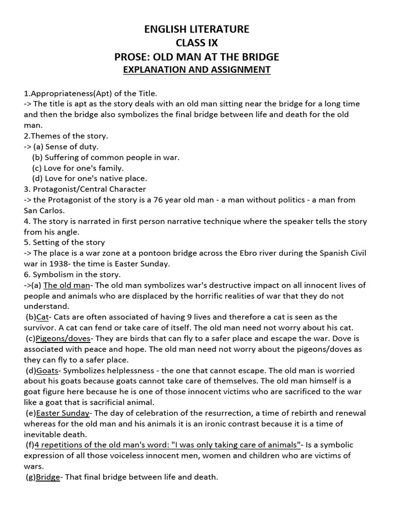 Class 9 - English II - Prose | PDF | Columbidae