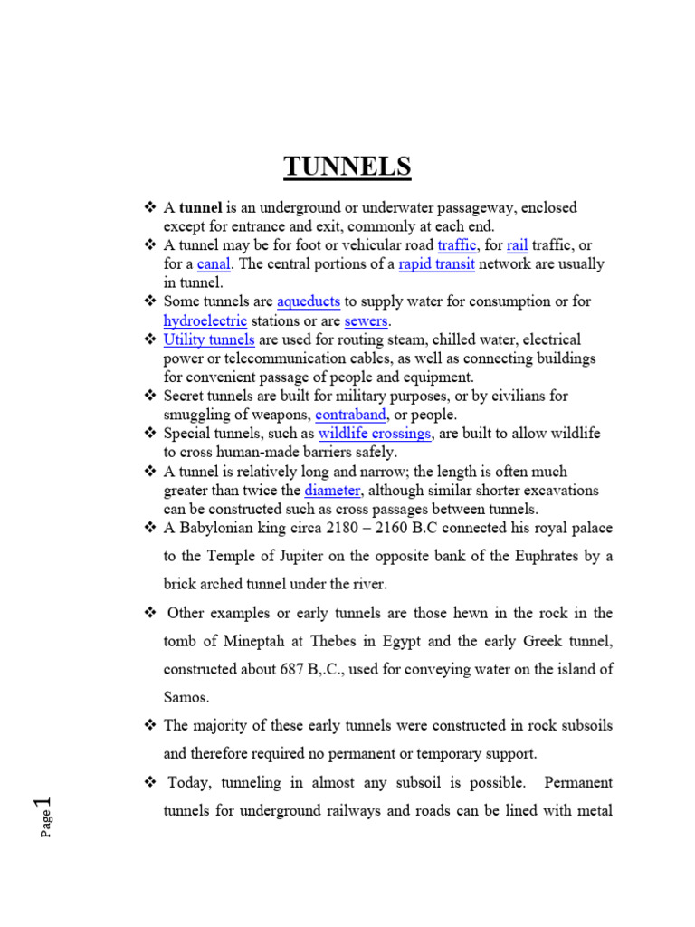Tunn Ne Ling | PDF | Tunnel | Deep Foundation