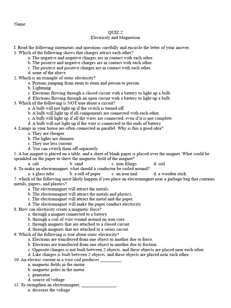 G5 | PDF | Electricity | Electric Current