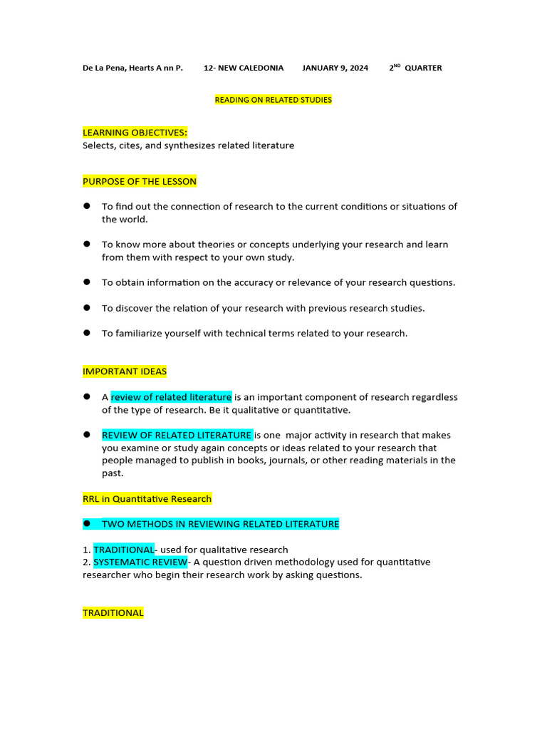 Notes PR | PDF | Methodology | Quantitative Research