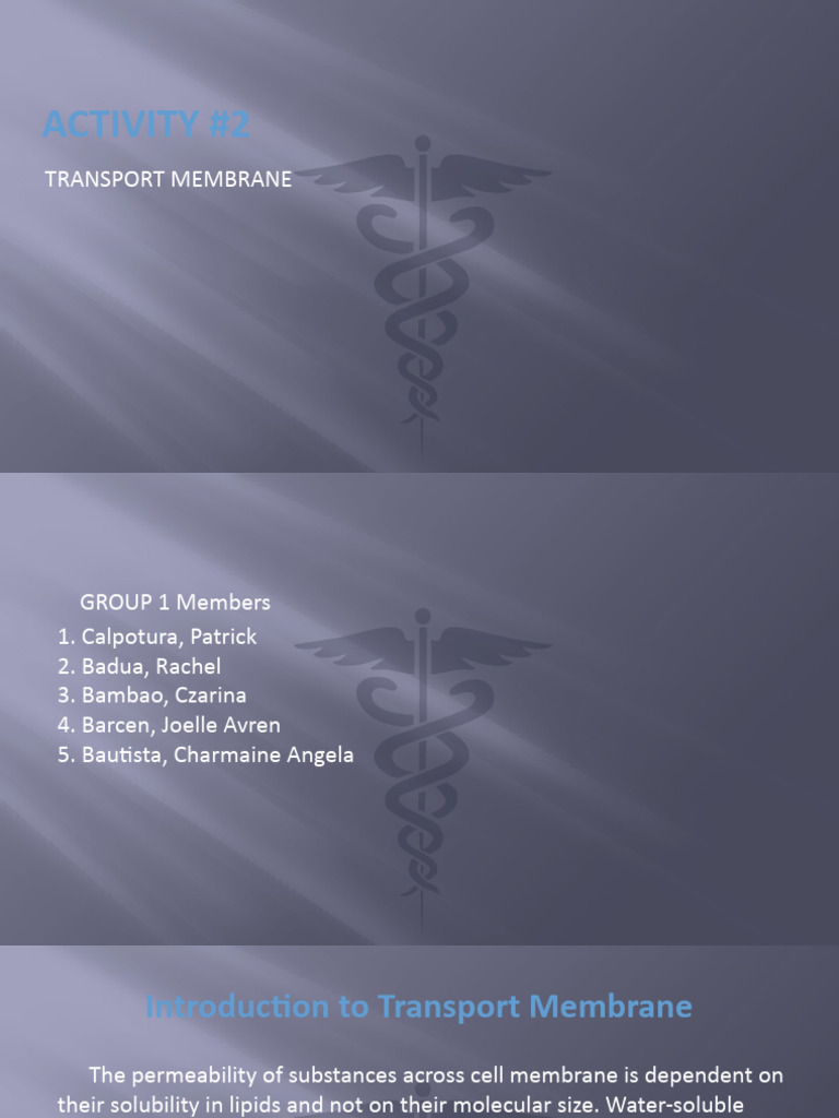 Biochem Lab Group 1 | PDF | Cell Membrane | Cell (Biology)