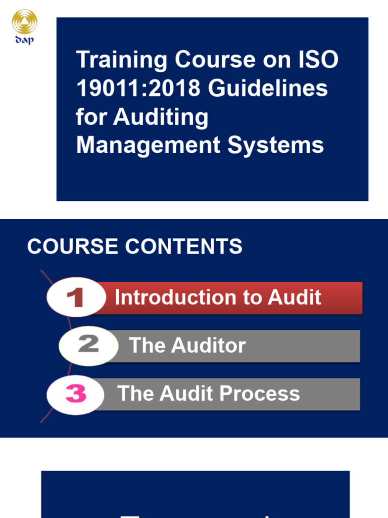 Day 1 TC On ISO 19011 2018 | PDF | Audit | Evaluation