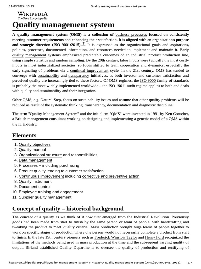 Understanding Quality Management Systems | PDF | Quality Management System | Quality (Business)