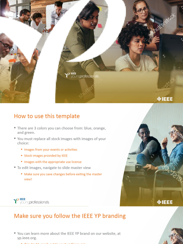 IEEE YP PowerPoint Template Guide | PDF