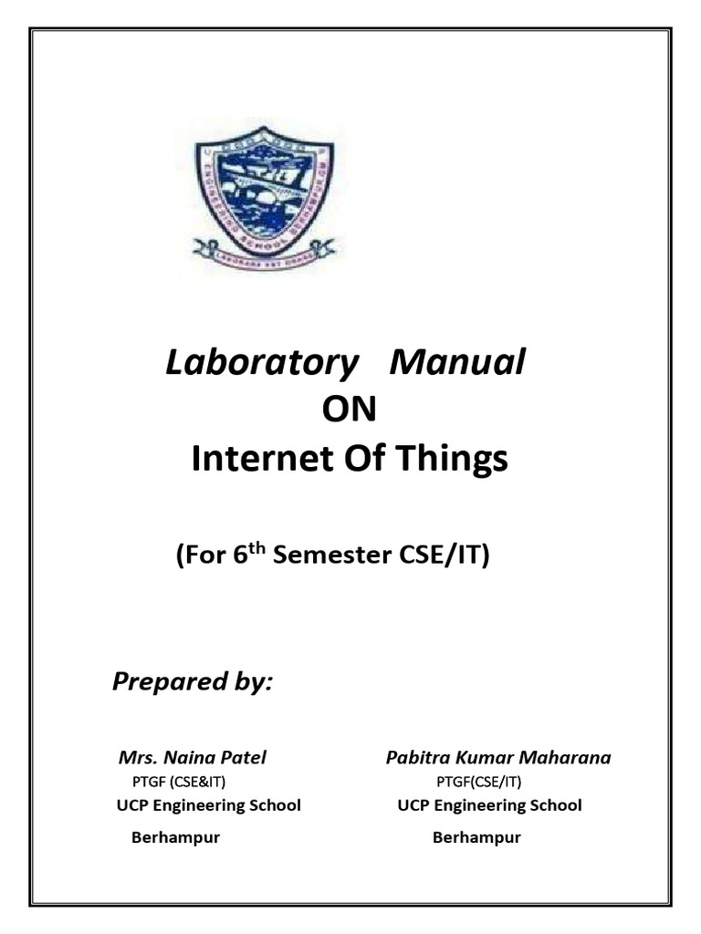 Iot Lab Manual 1 Compressed Pdf Arduino Scope Computer Science