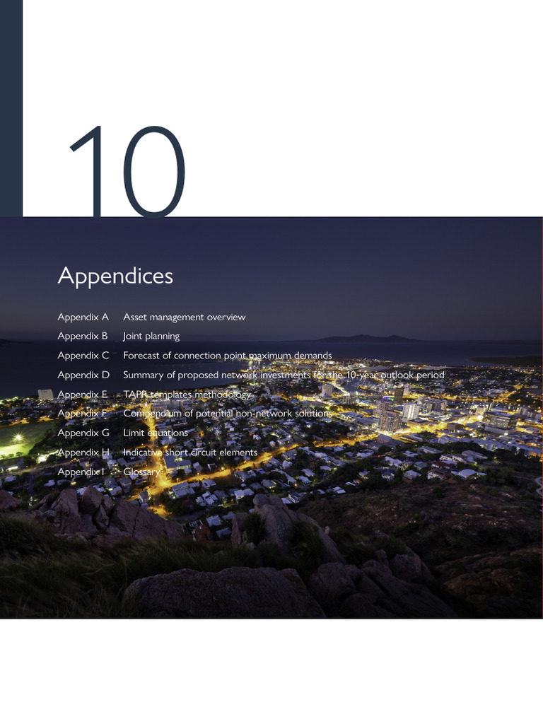 TAPR 2023 - Chapter 10 Appendices | PDF | Asset Management | Life Cycle Assessment