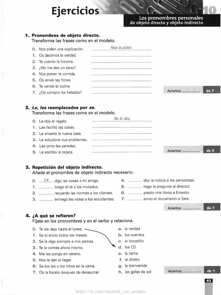 Ejericios Od Oi | PDF