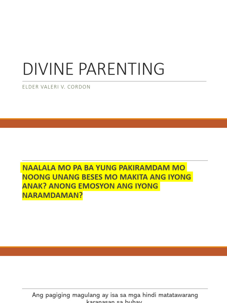Divine Parenting | PDF