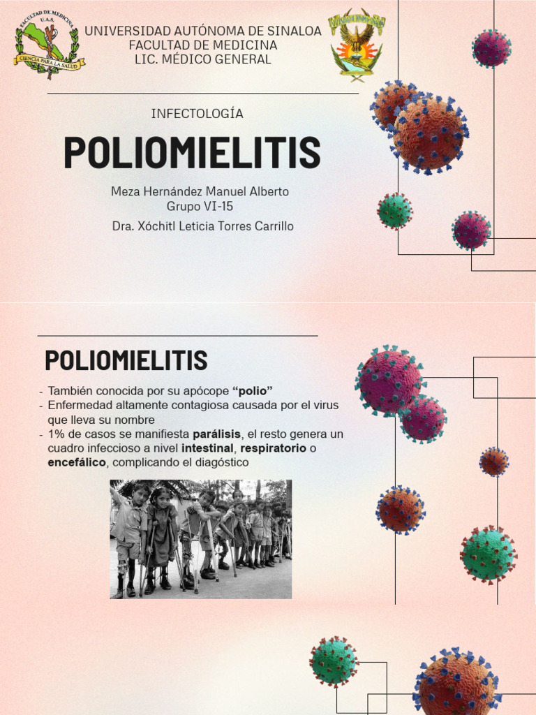 POLIOMIELITIS | PDF | Ciencias de la Salud | Enfermedades y trastornos
