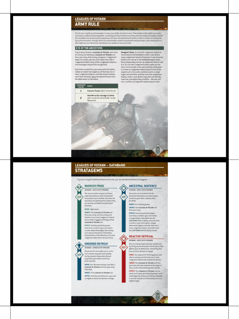 Leagues of Votann Duplex R1 Letter 7x5 | PDF