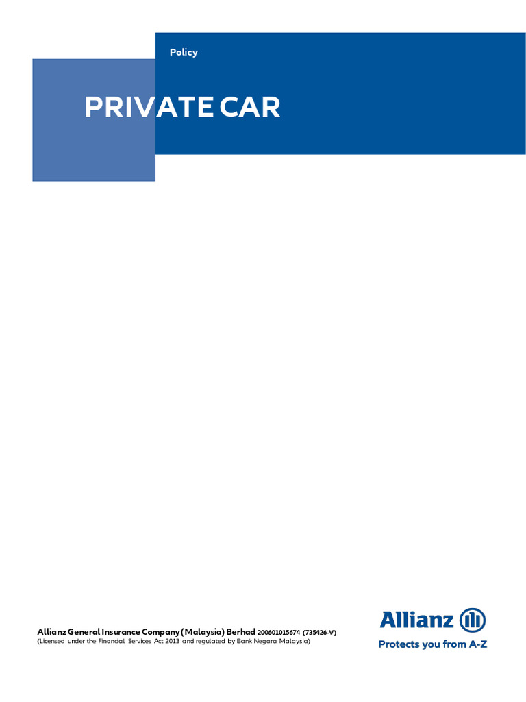Allianz Policy | PDF | Liability Insurance | Insurance