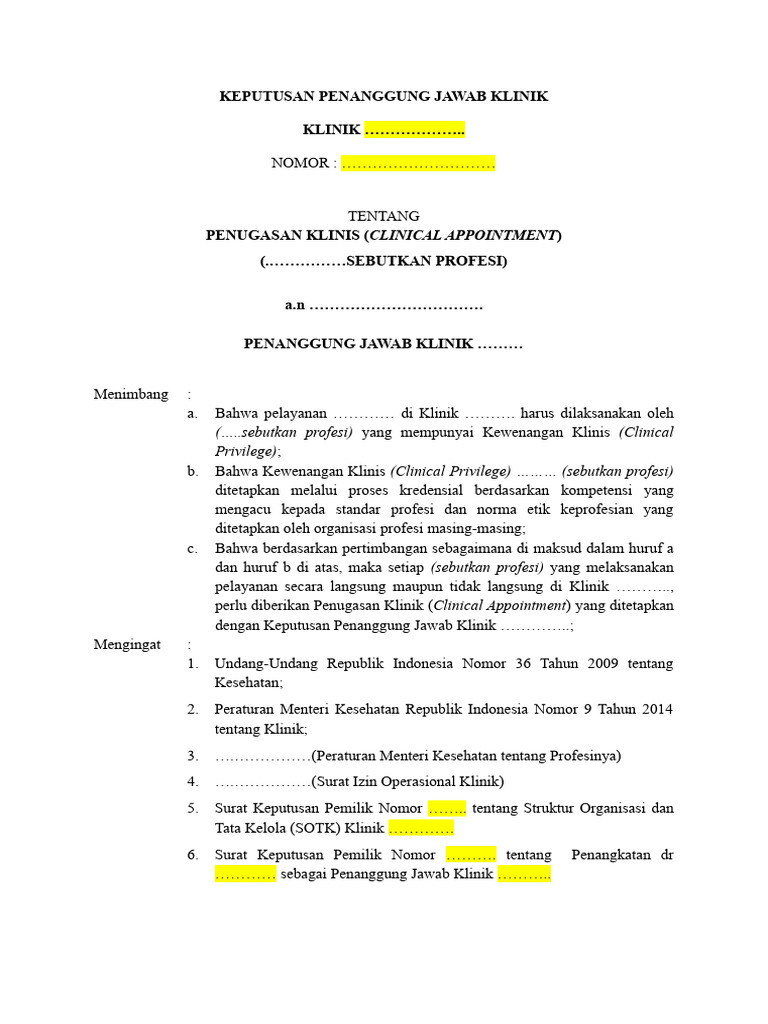 Contoh SPK Dan RKK | PDF