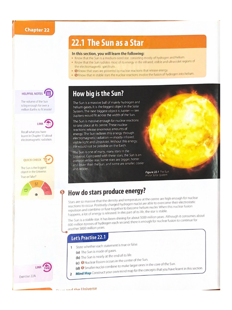 22.1 The Sun As A Star | PDF