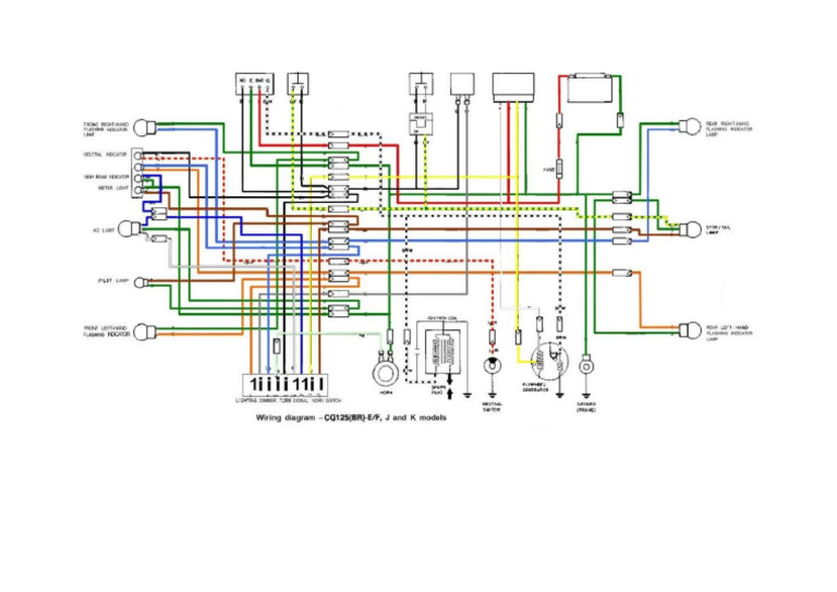 Wiring cg125 | PDF