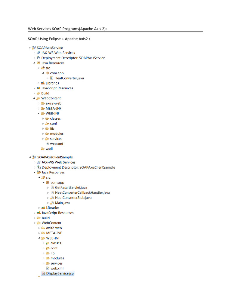 Web Services SOAP Programs | PDF | Java Platform | Java Enterprise Platform
