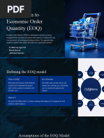 Economic Batch Quantity EBQ | PDF | Inventory | Business Economics