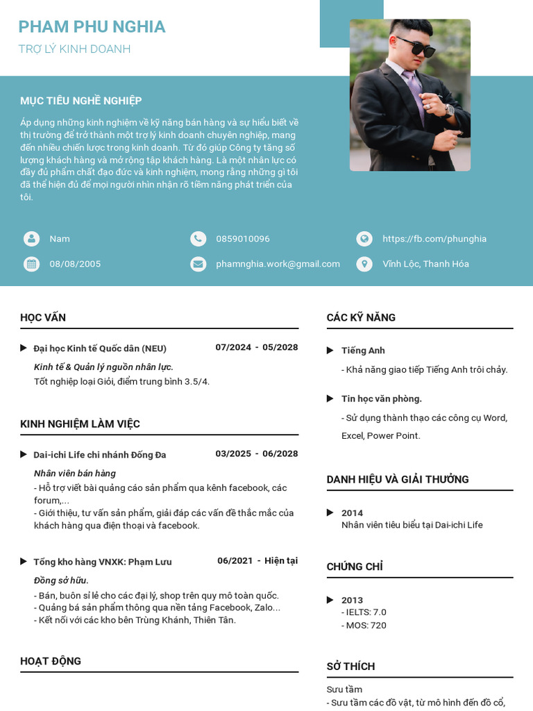PHam PHu Nghia TopCV - VN 140424.231919 | PDF