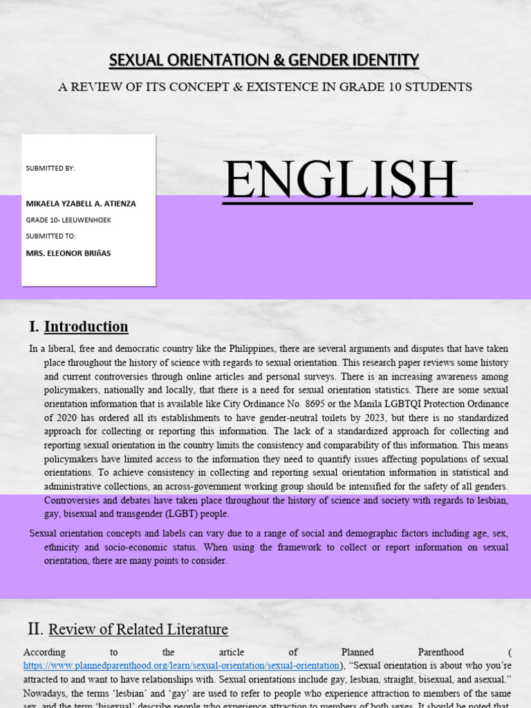 Sexual Orientation and Gender Identity | PDF | Sexual Orientation | Gender Studies