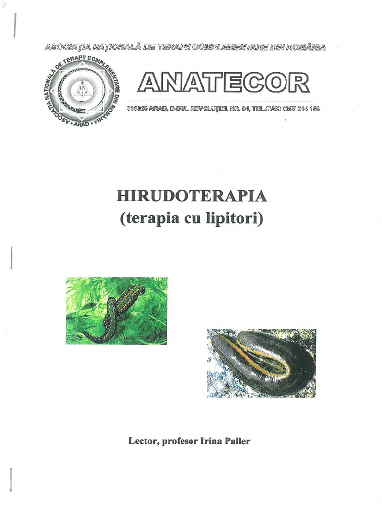 Hirudoterapia | PDF