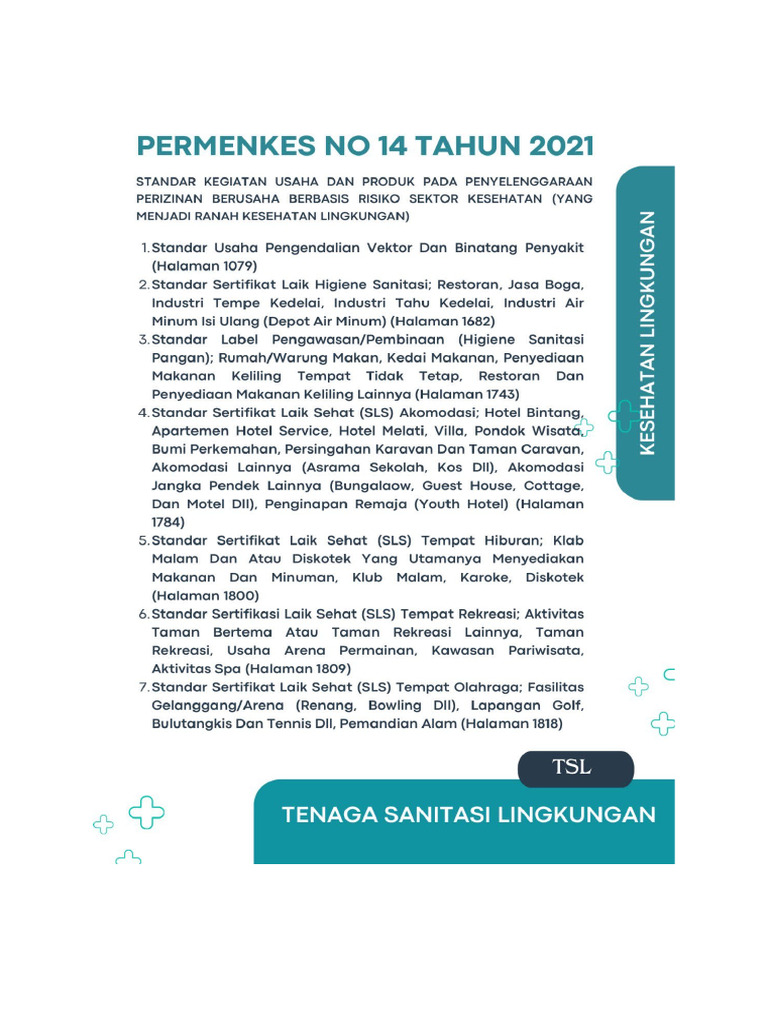 RINGKASAN PERMENKES 14 TH 2021 | PDF
