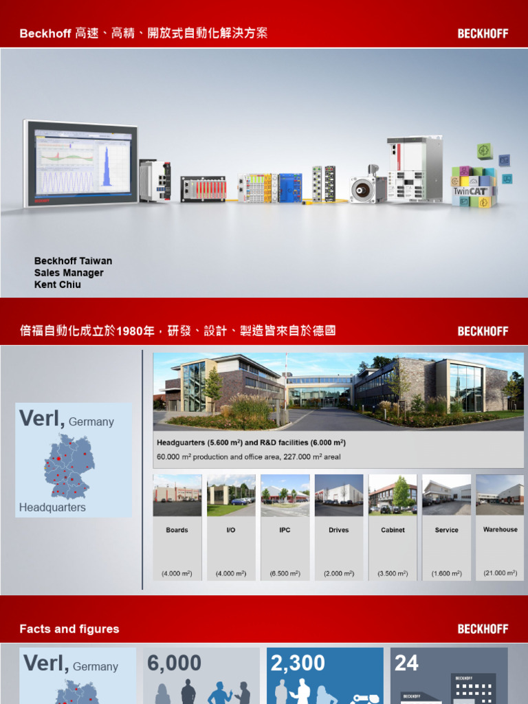 Beckhoff高速高精開放式自動化解決方案 | PDF | Servomechanism | Personal Computers