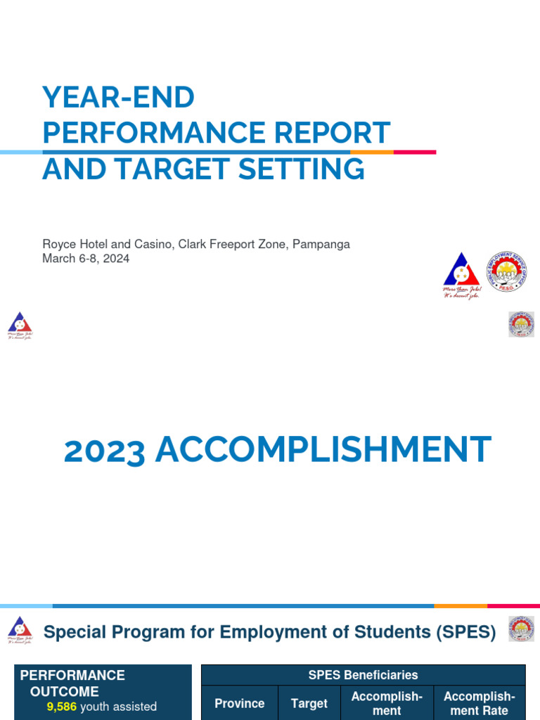 Year-End Performance Report and Target Setting | Download Free PDF ...