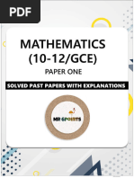 GCE G12 Mathematics Paper2 2020 | PDF