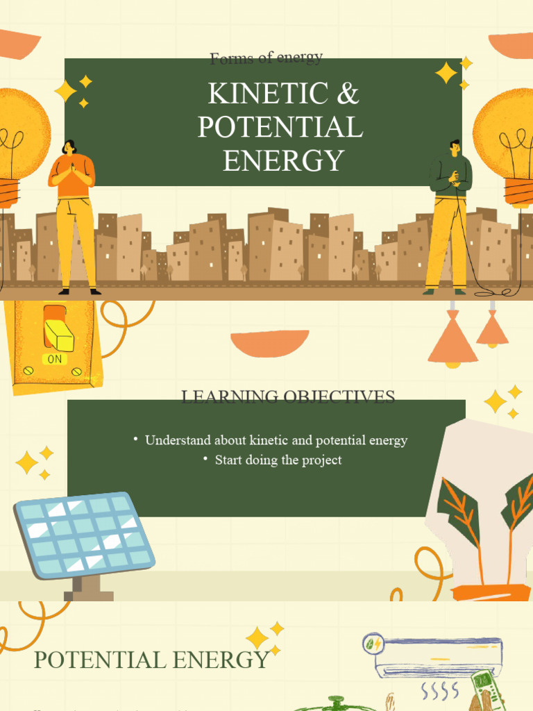 Kinetic vs Potential Energy Explained | PDF | Kinetic Energy ...
