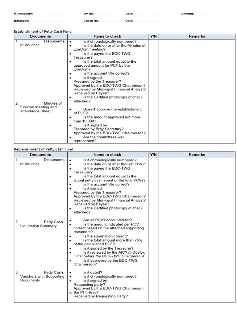 PCF-Review-guide | PDF | Money | Payments