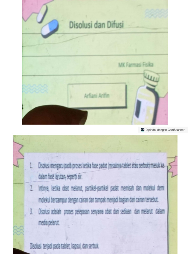 Disolusi Dan Difusi | PDF