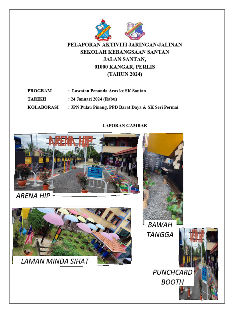 Laporan Jaringan Dan Jalinan SK Santan | PDF