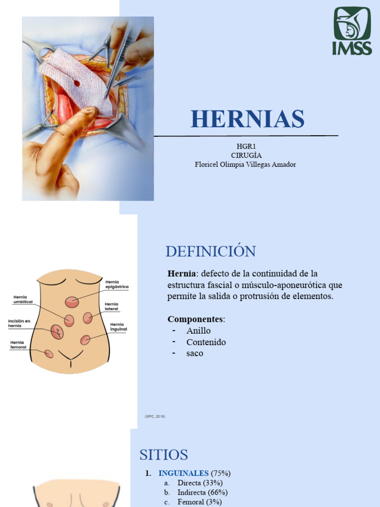 Hernias | PDF | Especialidades Medicas