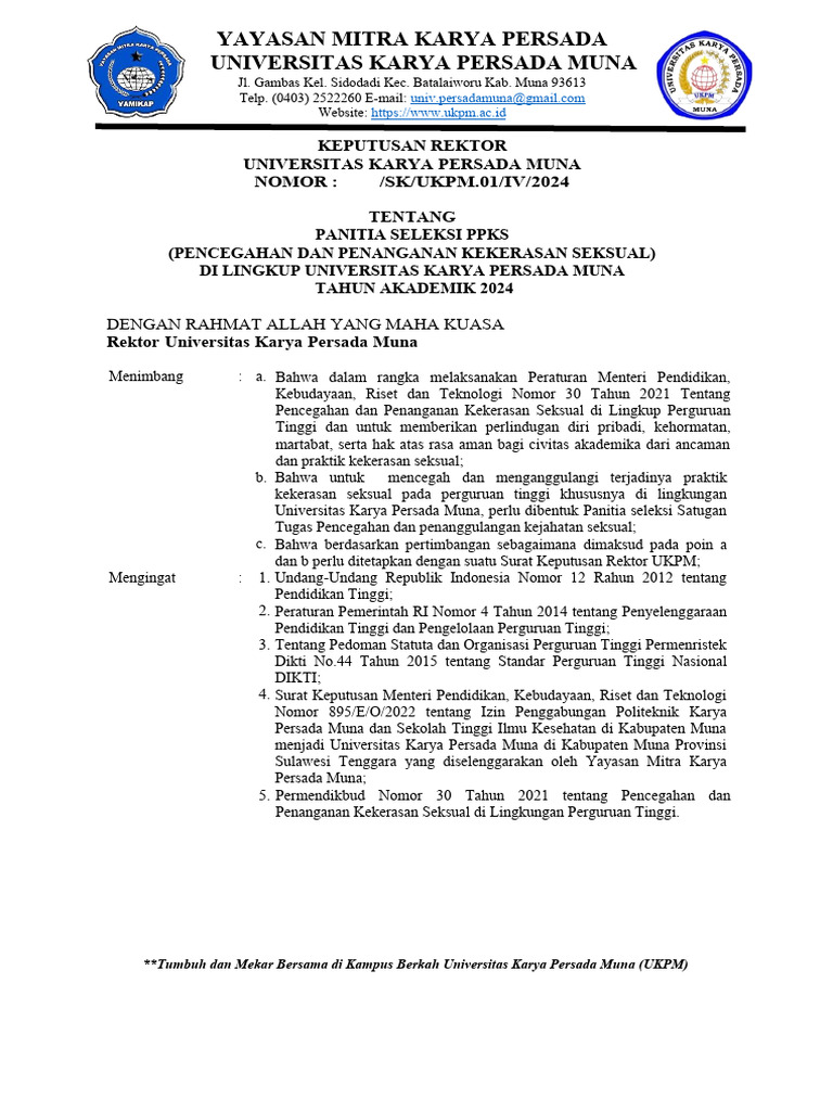 SK Pansel Ppks | PDF