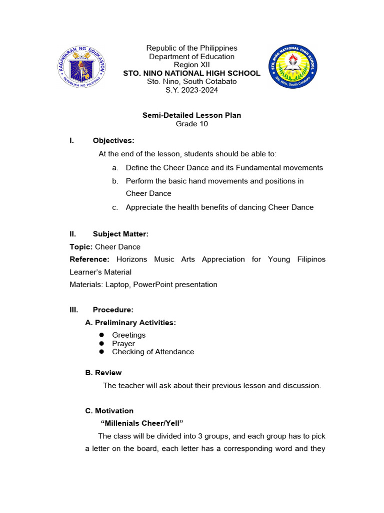 Cheer Dance #6 | PDF | Teachers | Behavior Modification