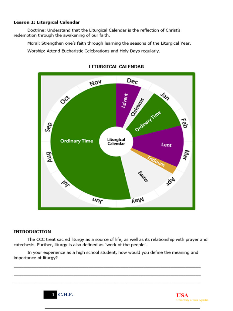 Religion | PDF | Liturgical Year | Easter